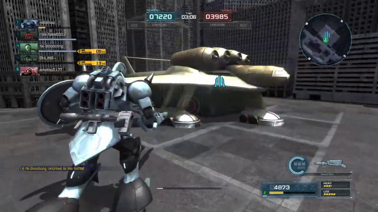 MOBILE SUIT GUNDAM BATTLE OPERATION 2 Gyan Eos - YouTube