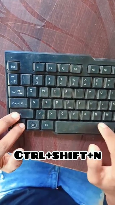 New folder create krne ke Shortcut key #computer #computerguruji #youtubeshorts # ...