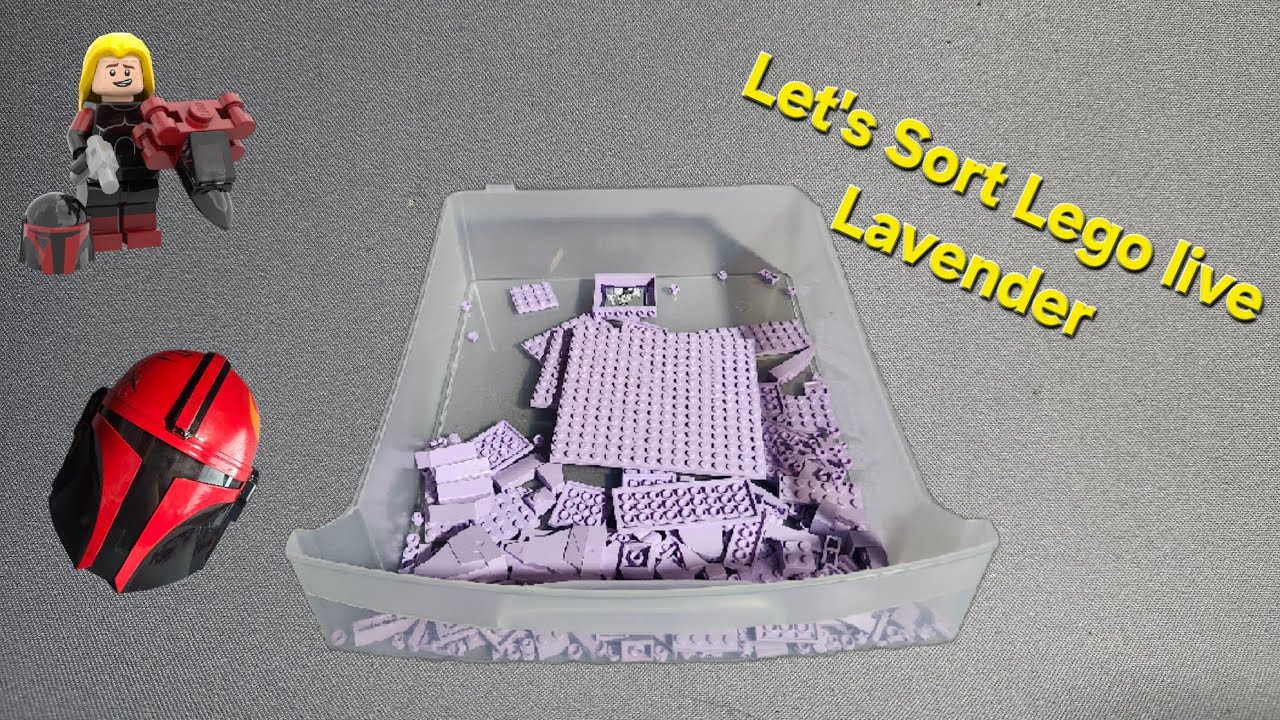 Let's Sort Lego Live Lavender - YouTube