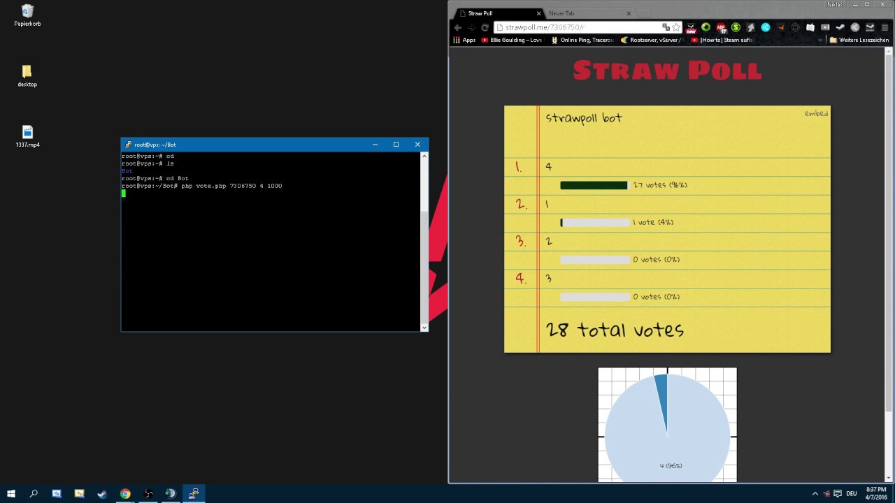 Strawpoll Vote bot - YouTube