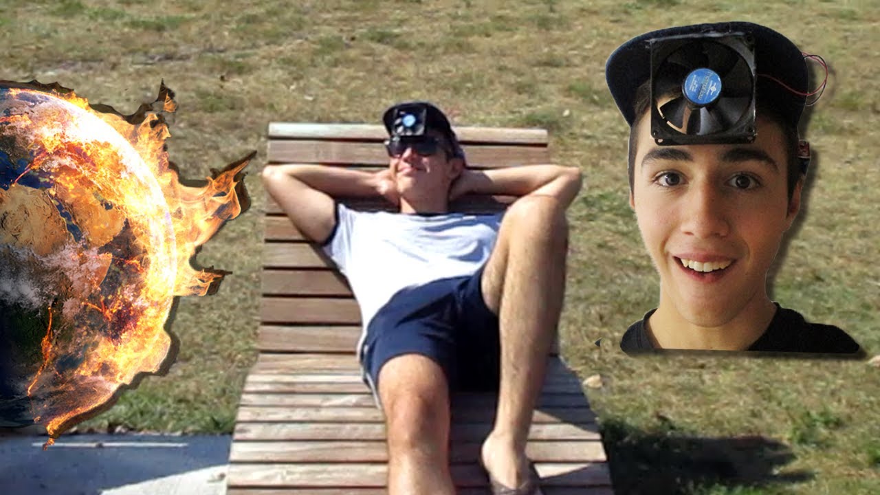 How to survive climate change wearing this hat. (DIY) - YouTube