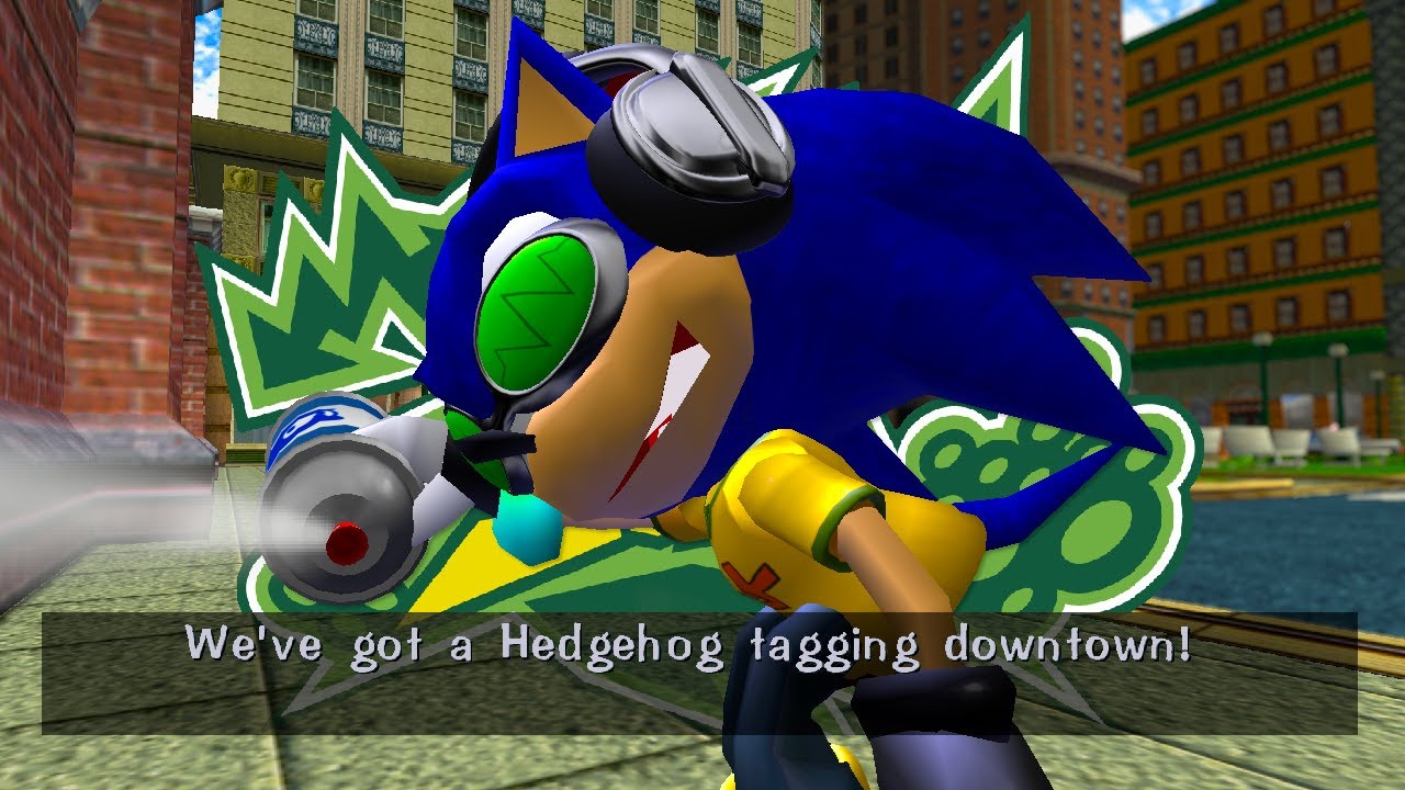 Sonic Adventure: Jet Set Sonic (Graffiti, Custom Mission & More) - YouTube