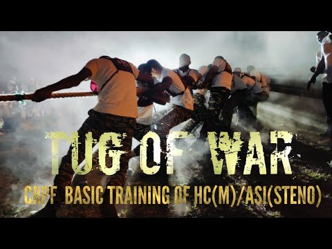 TUG OF WAR GAME | CRPF BASIC TRAINING OF HC(M)/ASI(STENO) | CIAT SHIVPURI 15th RAISING DAY - YouTube