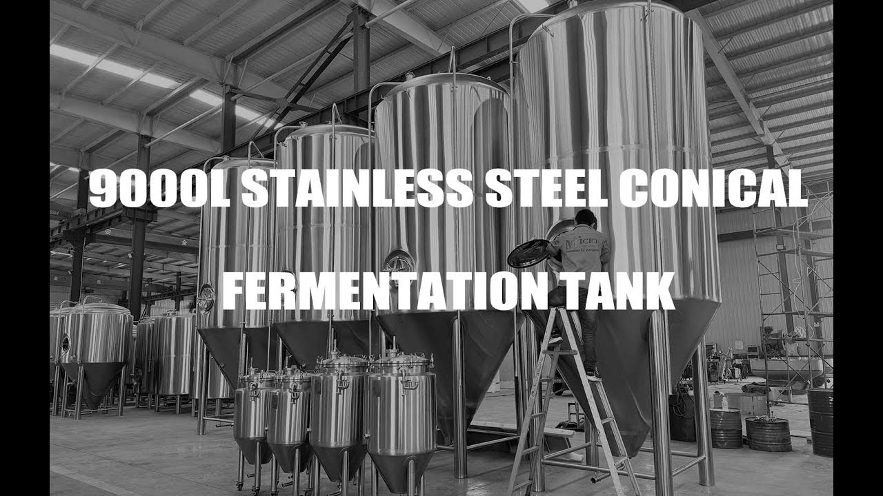 9000L stainless steel conical fermentation tank for sale. Best 3000L ...