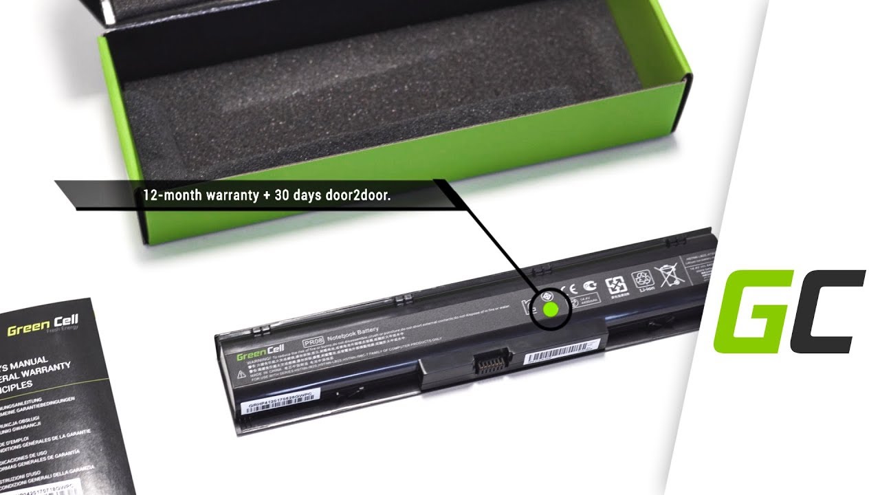 Green Cell Standard Laptop battery for ProBook 4730 4730s 4740 unboxing ...