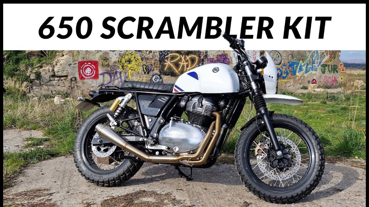 Scrambler Kit for Royal Enfield Interceptor 650 - YouTube