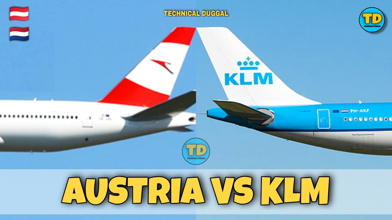 Austrian Airlines Vs KLM Royal Dutch Airlines Comparison 2021! - YouTube