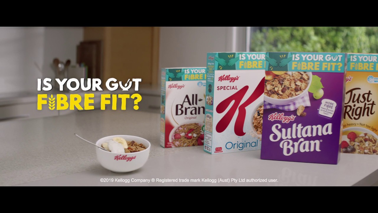 Is Your Gut Fibre Fit - 15sec TVC - Kelloggs Australia - Adam La Rosa ...
