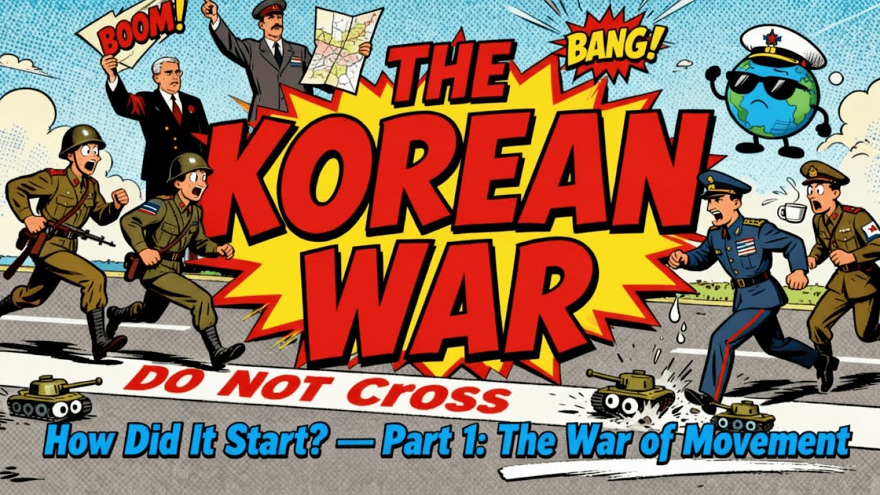 How Did It Start The Korean War ? Part 1 The War of Movement - YouTube
