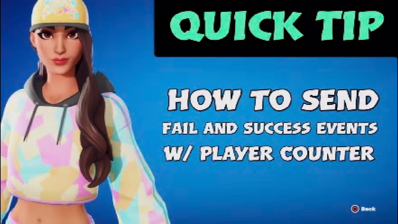 Player Counter : Fail and Success Events #FortniteCreative Tutorials # ...