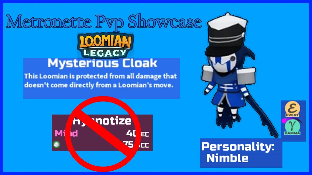 Gamma X-mas Metronette is OP in Loomian Legacy Pvp! - YouTube