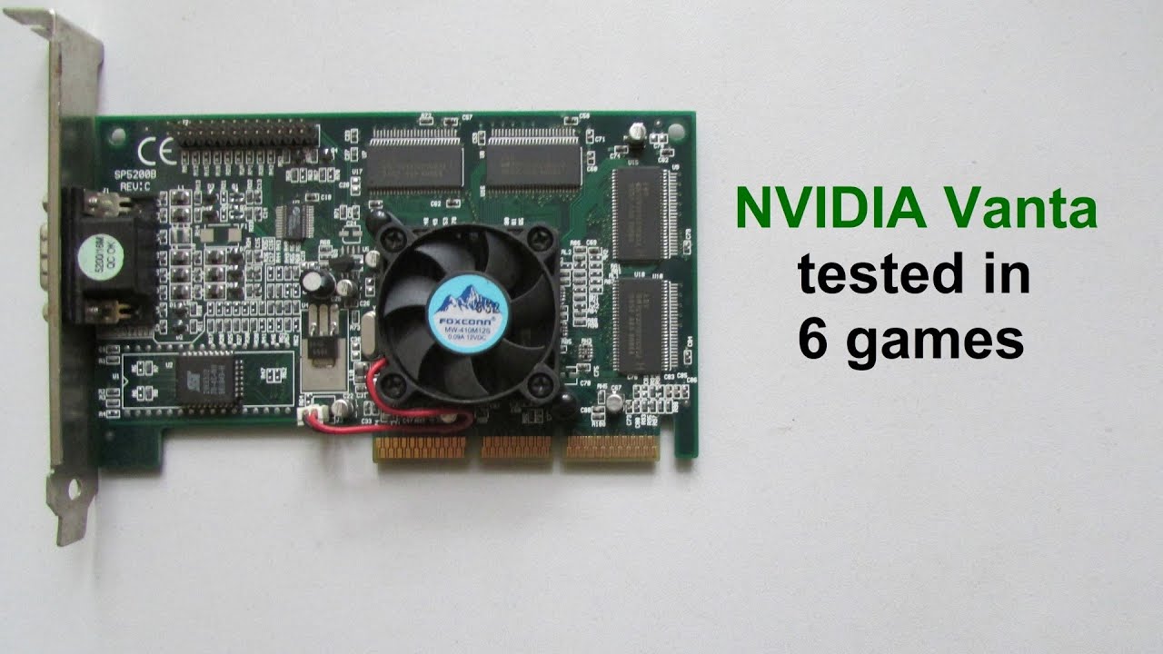 NVIDIA Vanta tested in 6 games - YouTube