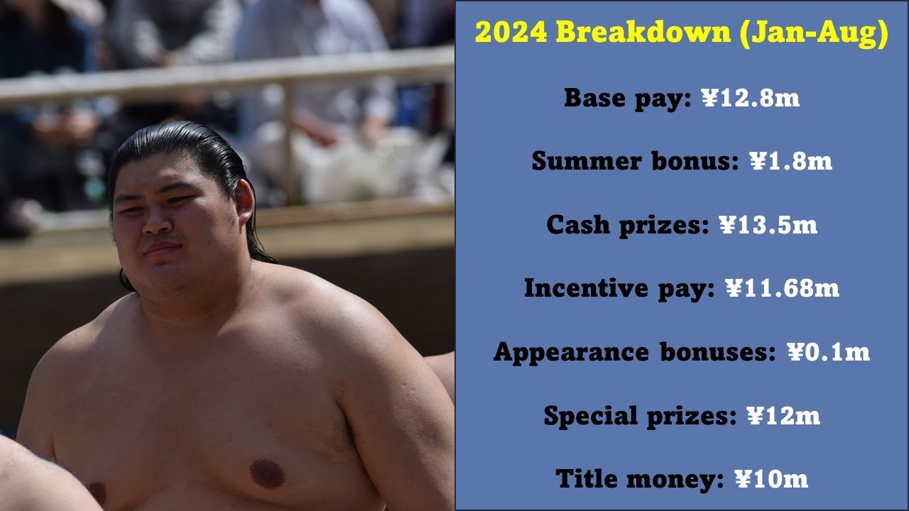 Top Ten Sumo Earners of 2024 (January to August) - YouTube