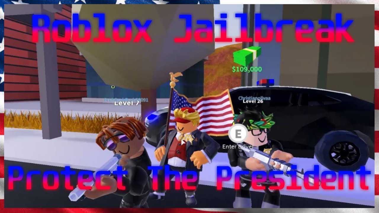 Secret Service Protects The President In Roblox JailBreak - YouTube