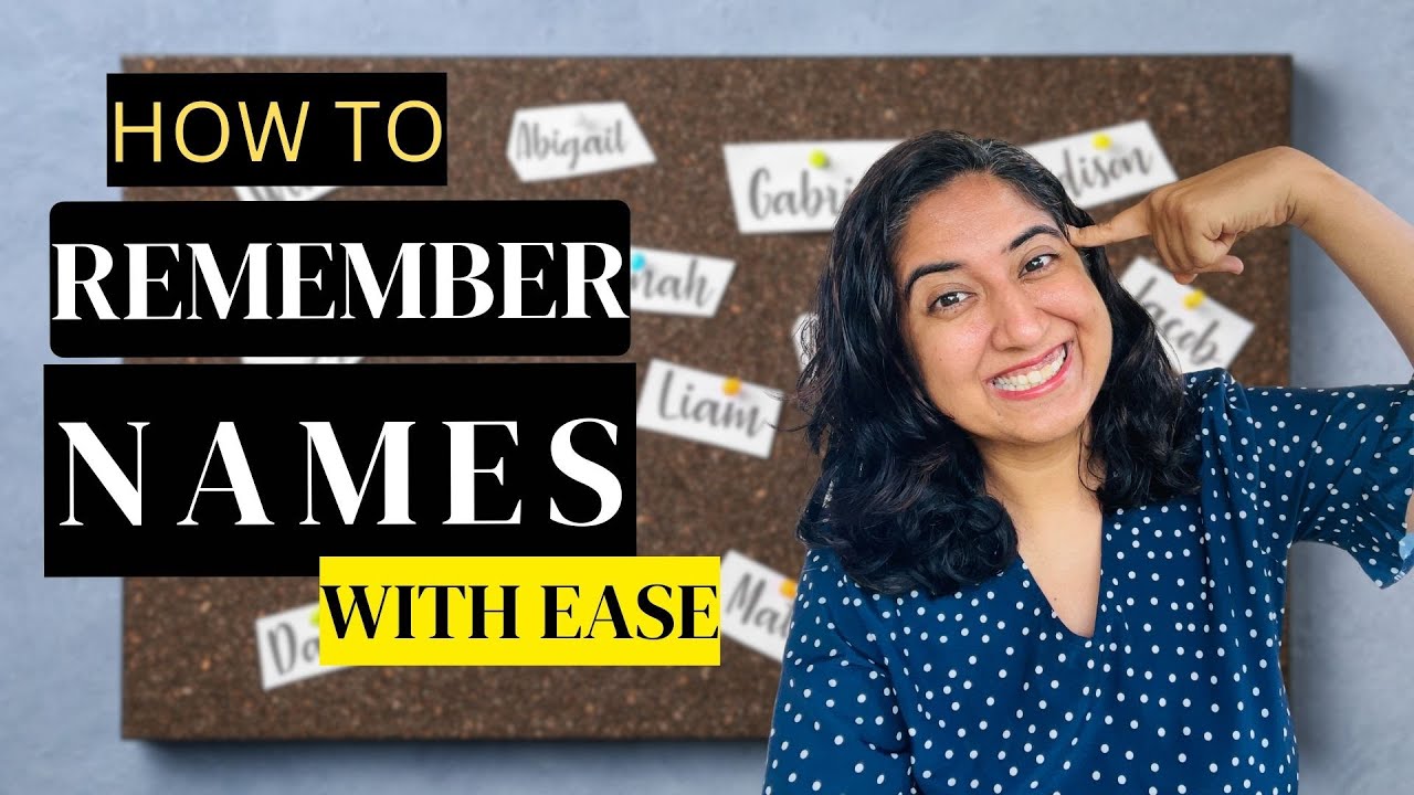 How to remember names, Never forget a name next time with these 5 ...