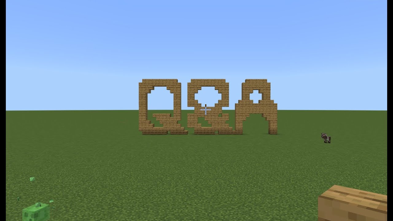 MINECRAFT Q&A 200 SUBS - YouTube