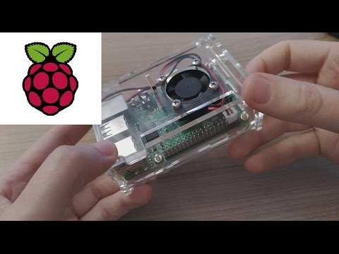 Raspberry Pi 3 - installation of heat sinks, acrylic housing and fan ...