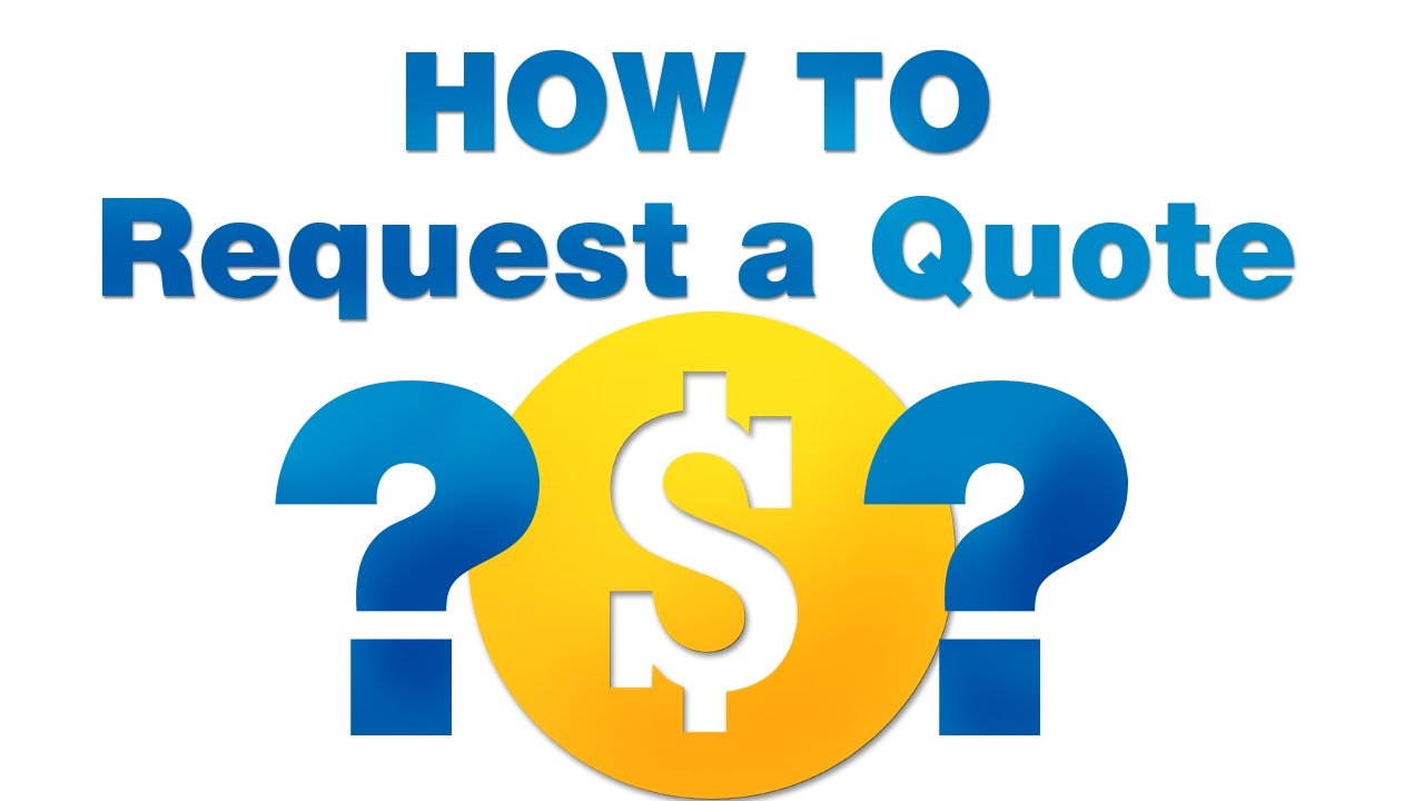 ERP Tutorial - How to request a quote? - YouTube