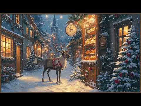 Tablo Ekran Yılbaşı | Kar Yağışı | Wallpaper TV Art Çerçeve | Rahatlatıcı Müzikler