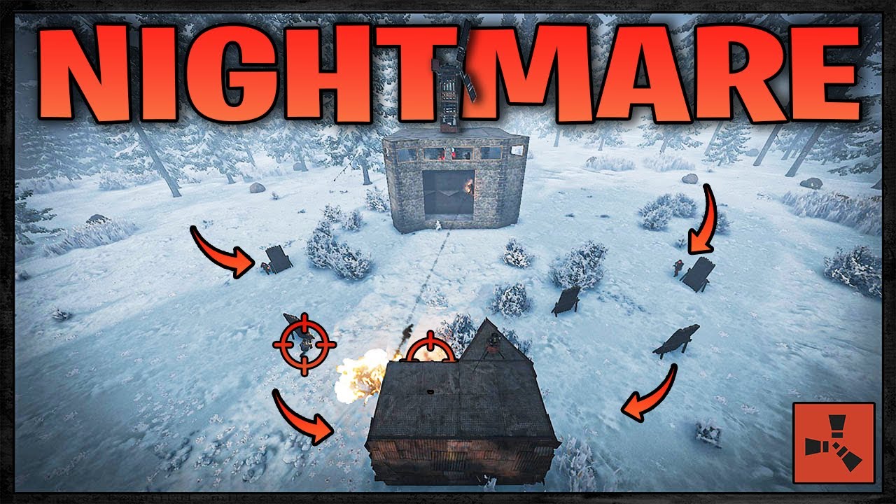 DUO NIGHTMARE ONLINE RAID | Rust Raid Vanilla - YouTube