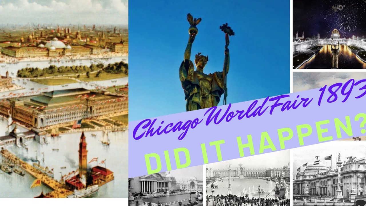 Chicago World Fair 1893. Columbian Exposition. White City. City of ...
