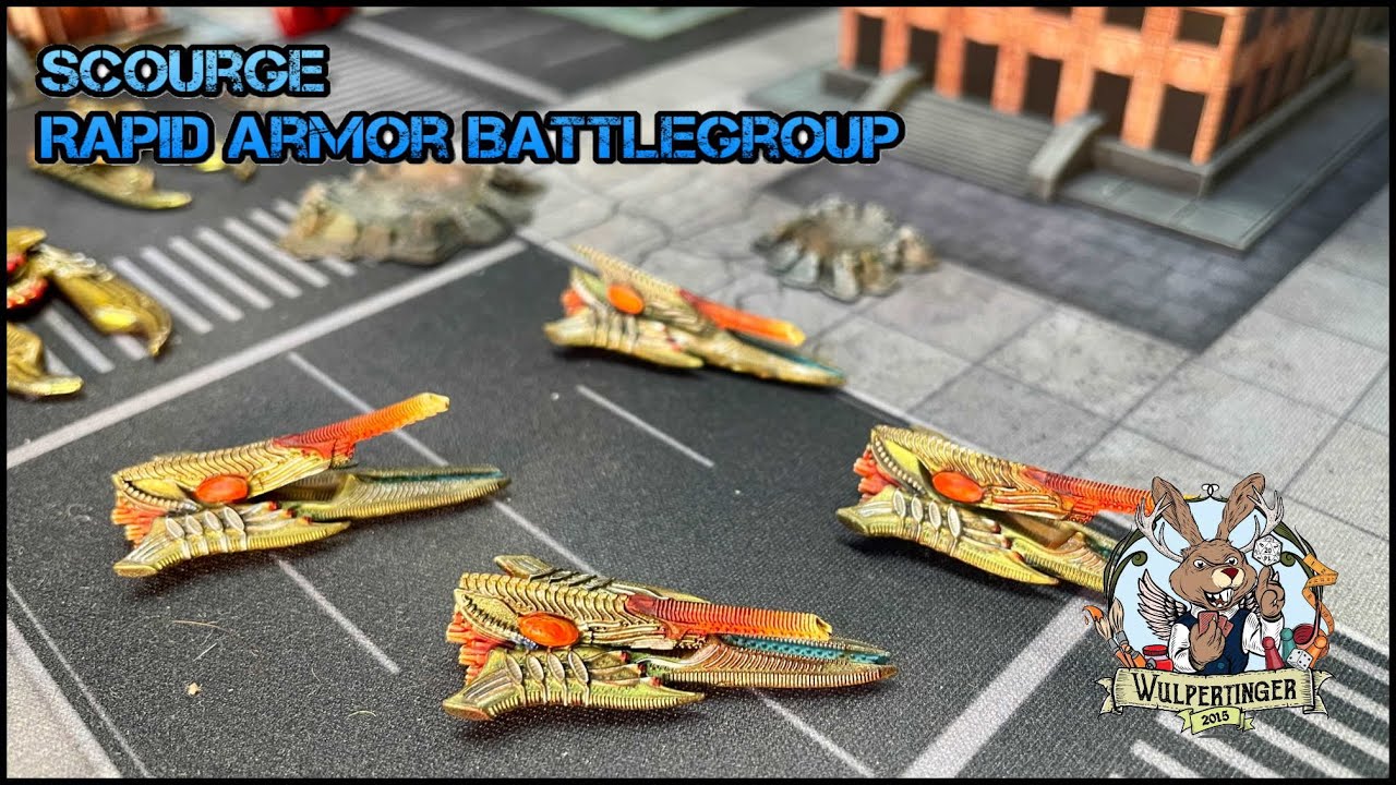 Dropzone Commander | Unboxing Scourge Rapid Armor Battlegroup - YouTube