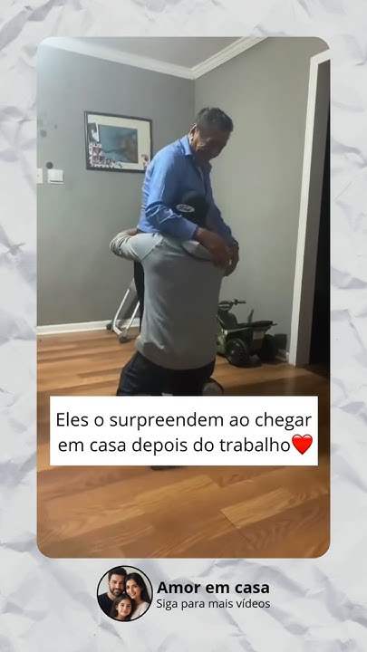 Eles o surpreendem ao chegar em casa depois do trabalho 🥹 ️ - YouTube