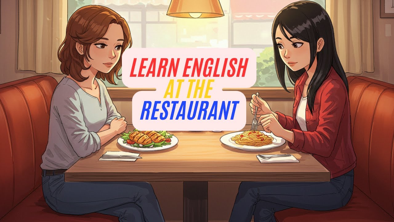 Learn English Conversation at a Restaurant | Simple English Dialogue ...