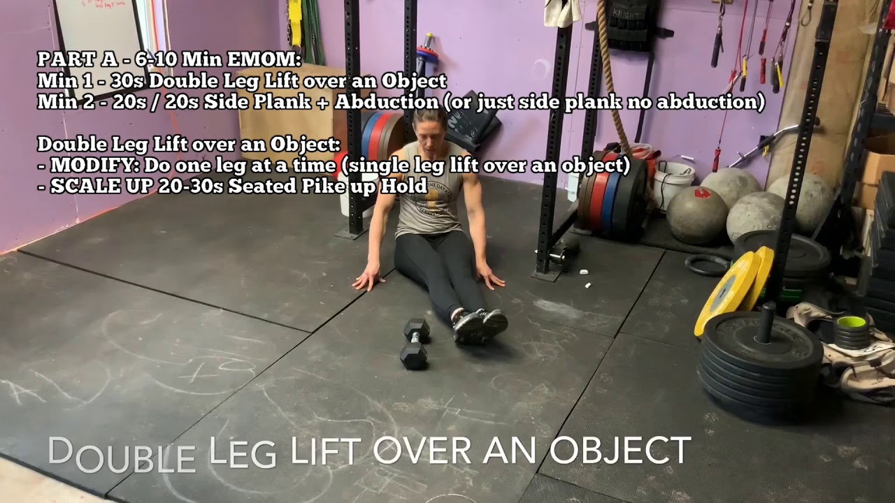 Week 5, Day 4 At Home Core EMOM - YouTube