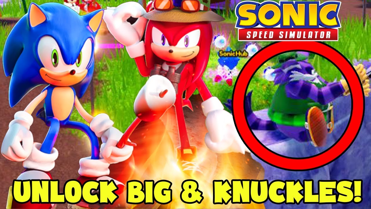 FASTEST WAY TO UNLOCK ANGLER BIG & CAMPER KNUCKLES! (Sonic Speed ...