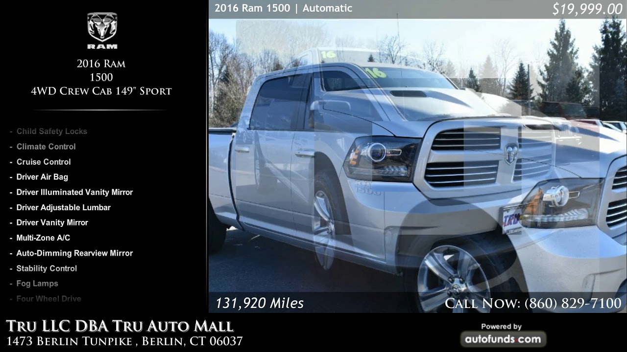 Used 2016 Ram 1500 | Tru LLC DBA Tru Auto Mall, Berlin, CT - SOLD - YouTube