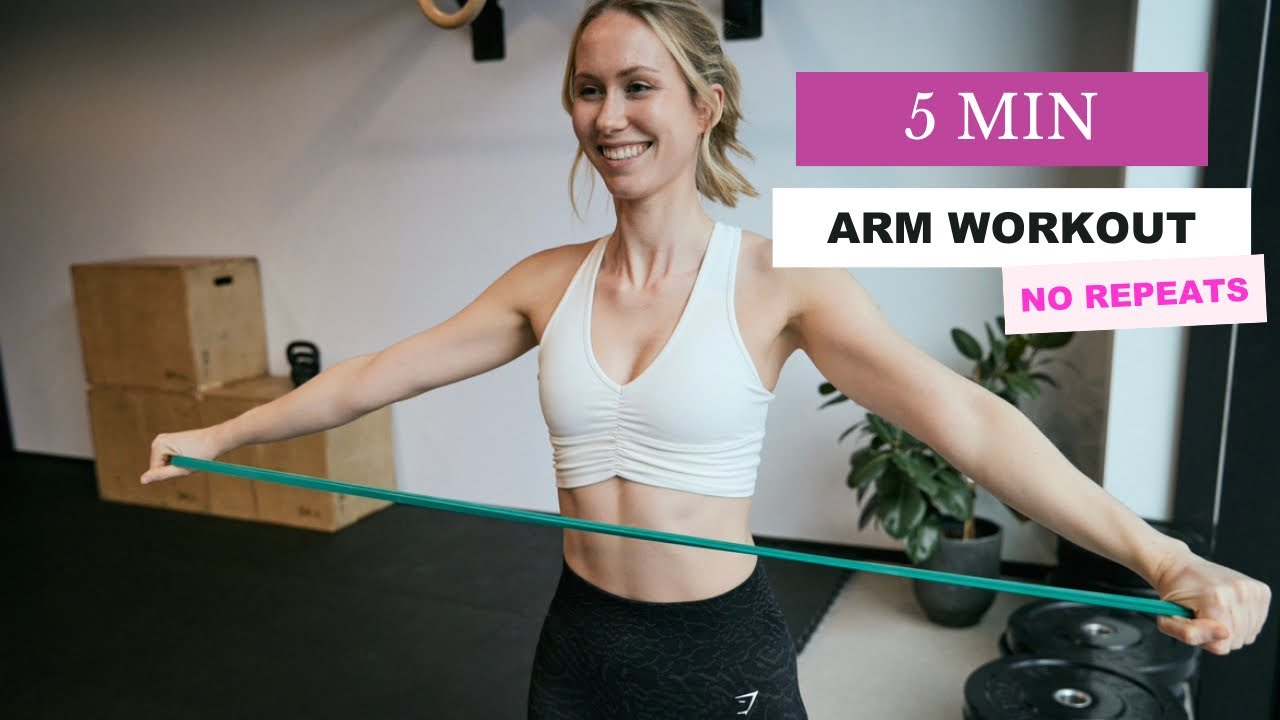 5 MIN SEXY ARMS WORKOUT // BEST WORKOUT FOR TONED ARMS // SUMMER BIKINI ...