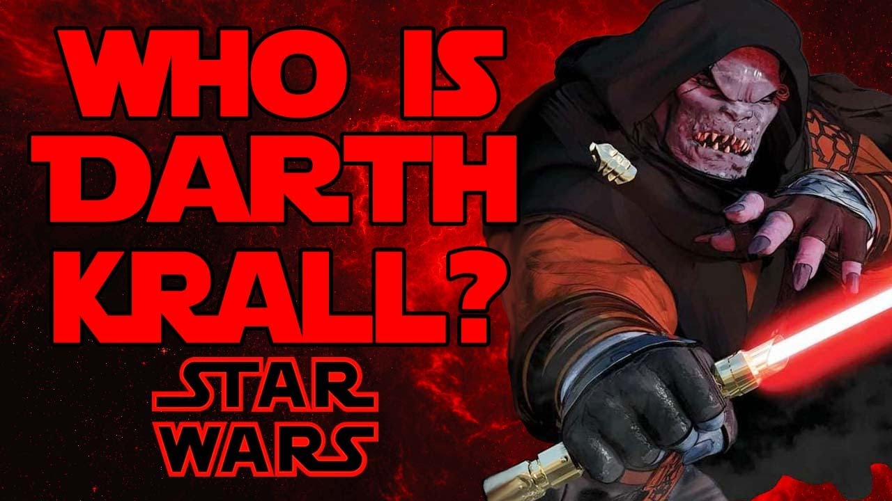 New Canon Sith Lord Revealed in The High Republic-DARTH KRALL of the ...