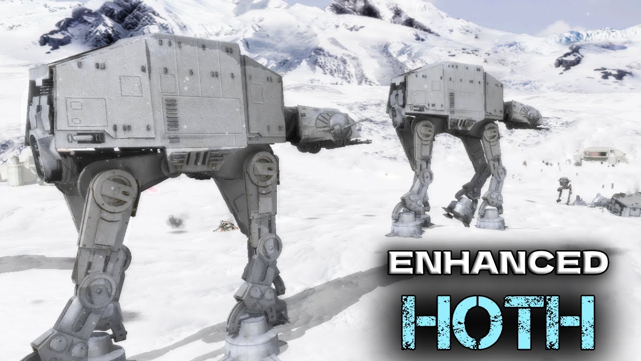 Star Wars: Battlefront (2004) Enhanced Gameplay Mod - Galactic Empire vs Rebels | Battle of Hoth ...