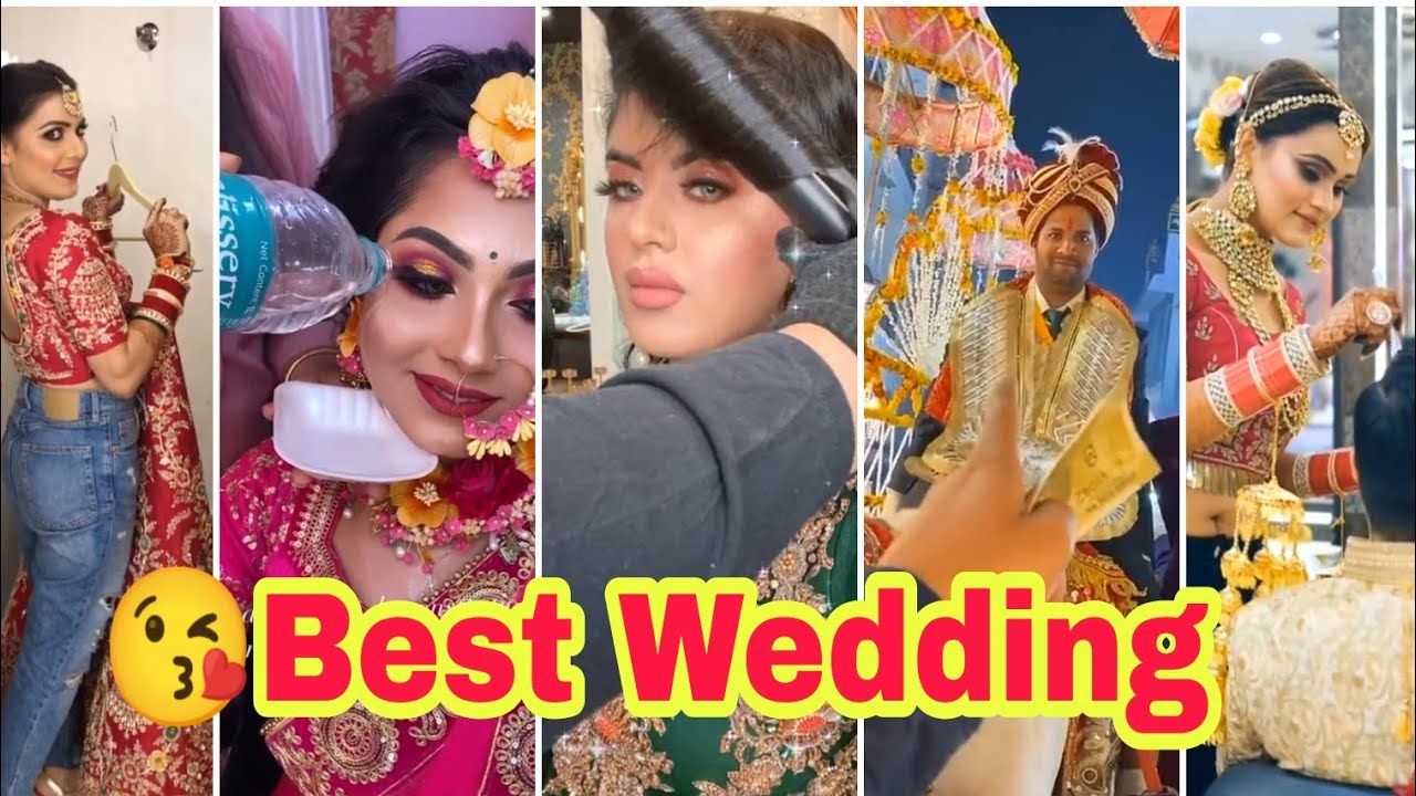 🌹Special Indian Wedding tik tok video 2021 l😘Beautiful bridal couples ...