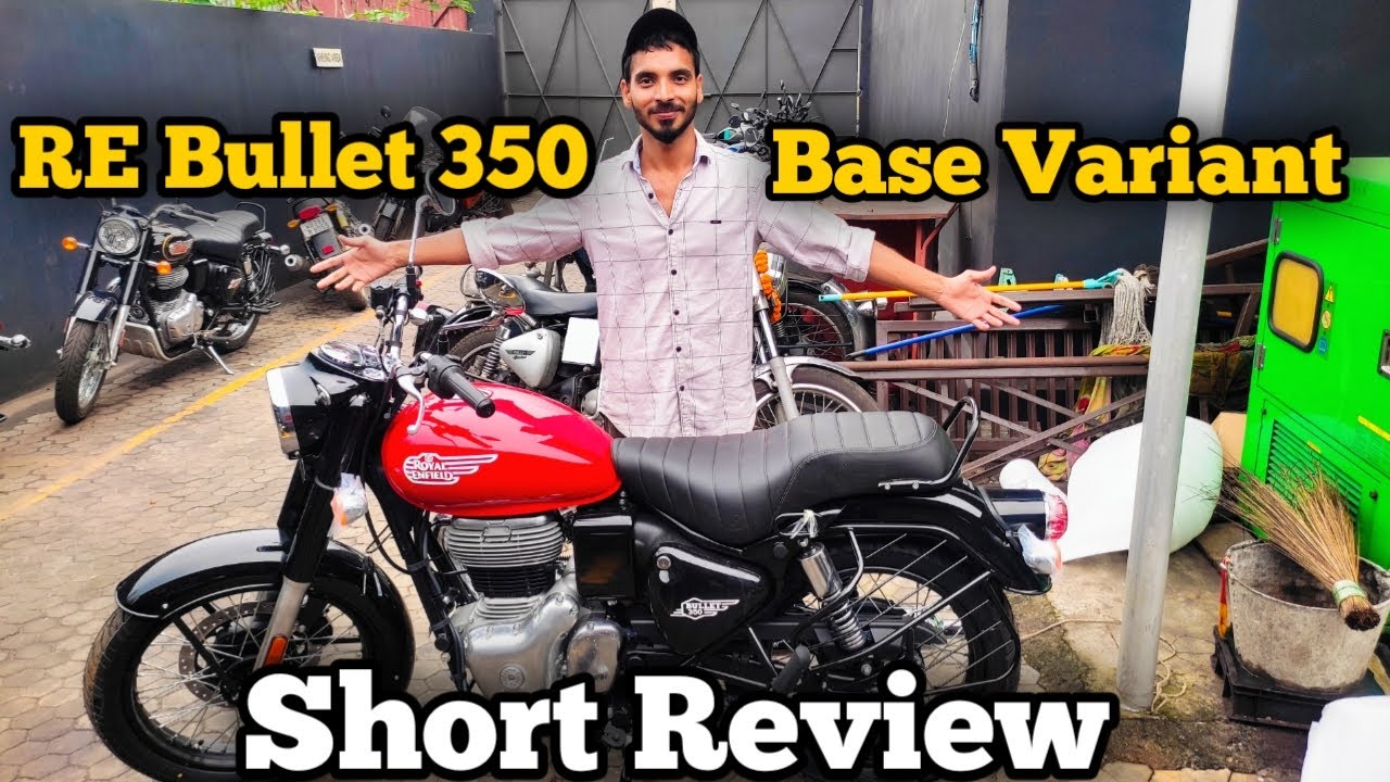2023 RE Bullet 350 Standard - Base Variant price 1.73 Lakh - YouTube