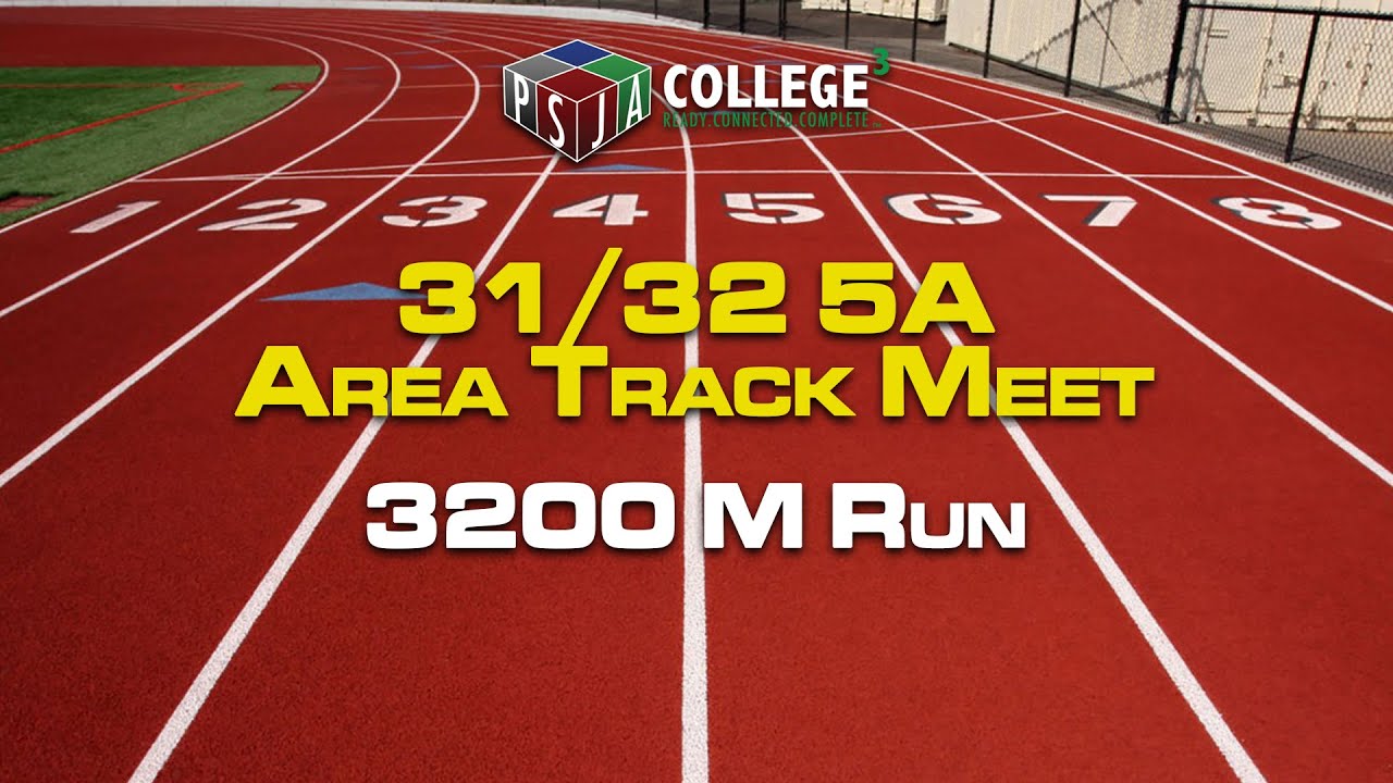 31/32 5A Area Track Meet - 3200 M Run - YouTube