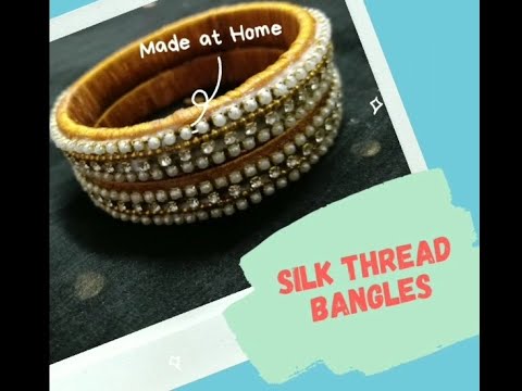 How to Make Silk Thread Bangles at home with Unused old Bangles😊😊| Silk ...