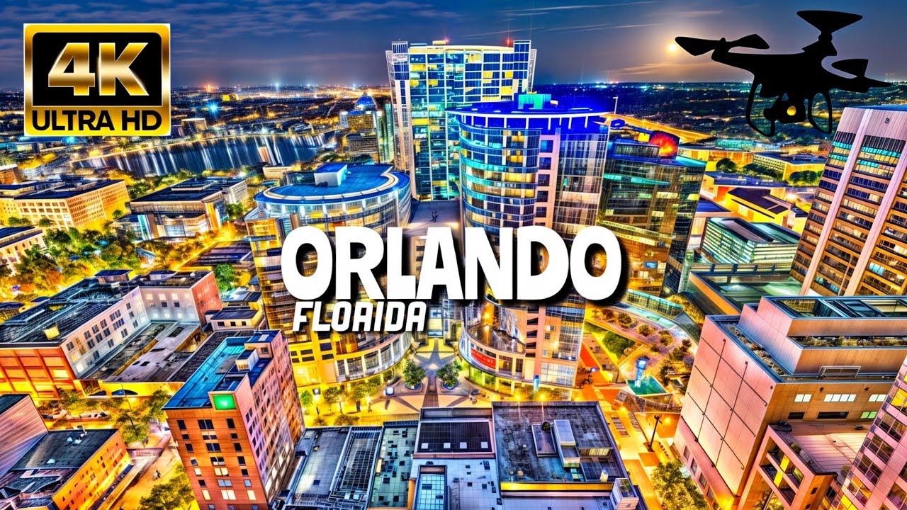 Orlando, Florida In 4K By Drone - Amazing View Of Orlando, Florida ...