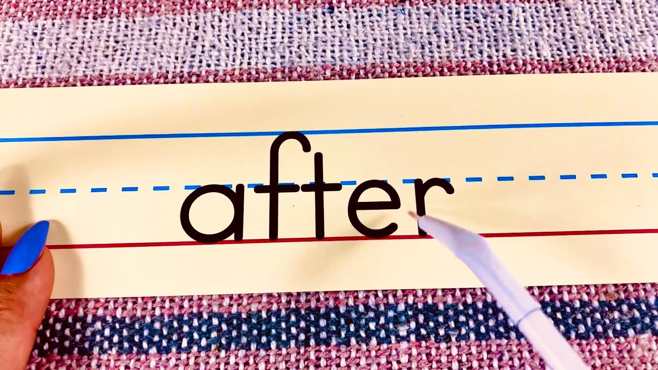 ASMR TRACING WORDS AND LETTERS! - YouTube