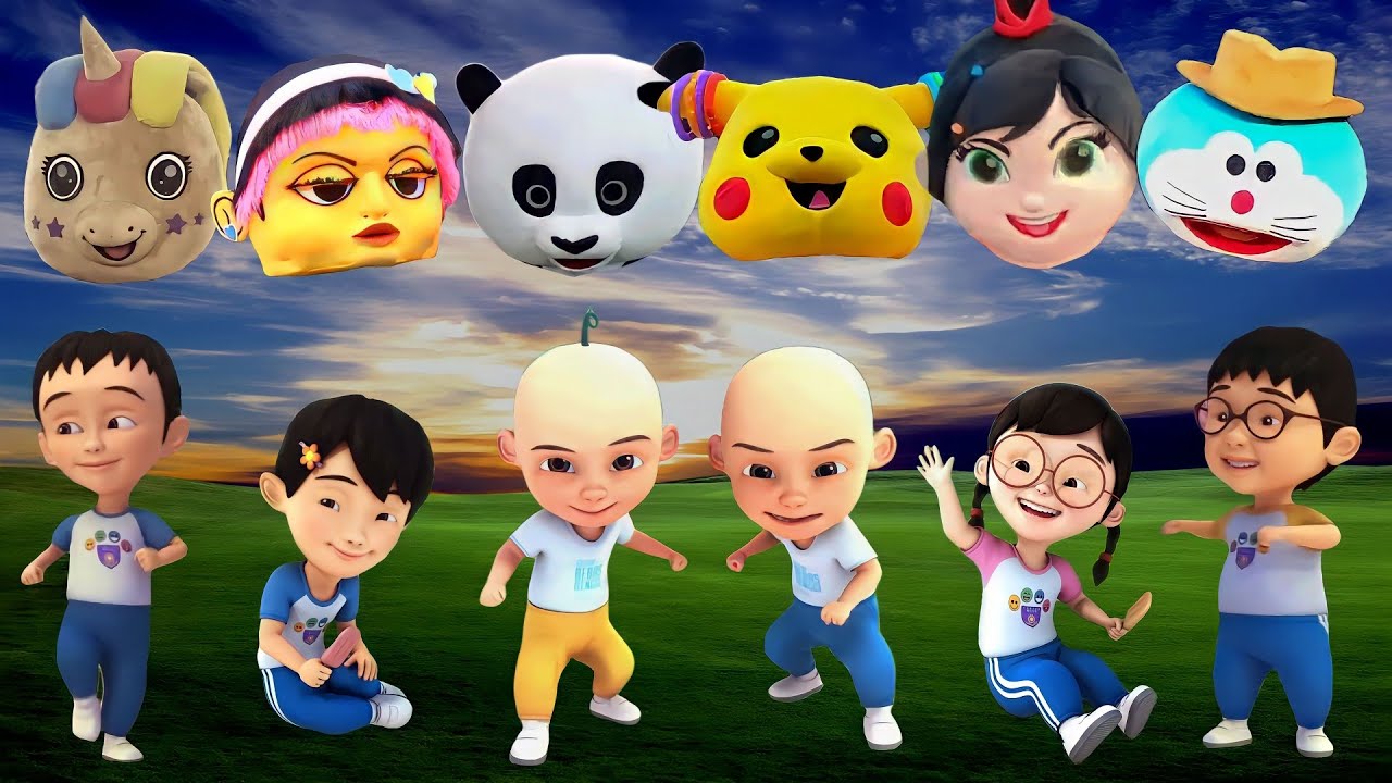 UPIN, IPIN, SUSANTI, EHSAN, MEI-MEI, DAN FIZI MEMAKAI BADUT MAMPANG ...