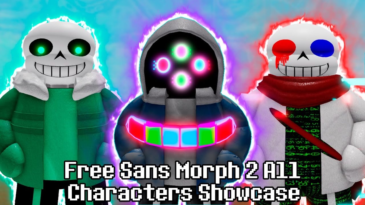 Free Sans Morph 2 All Current Characters Showcase Part 3 (Merges ...