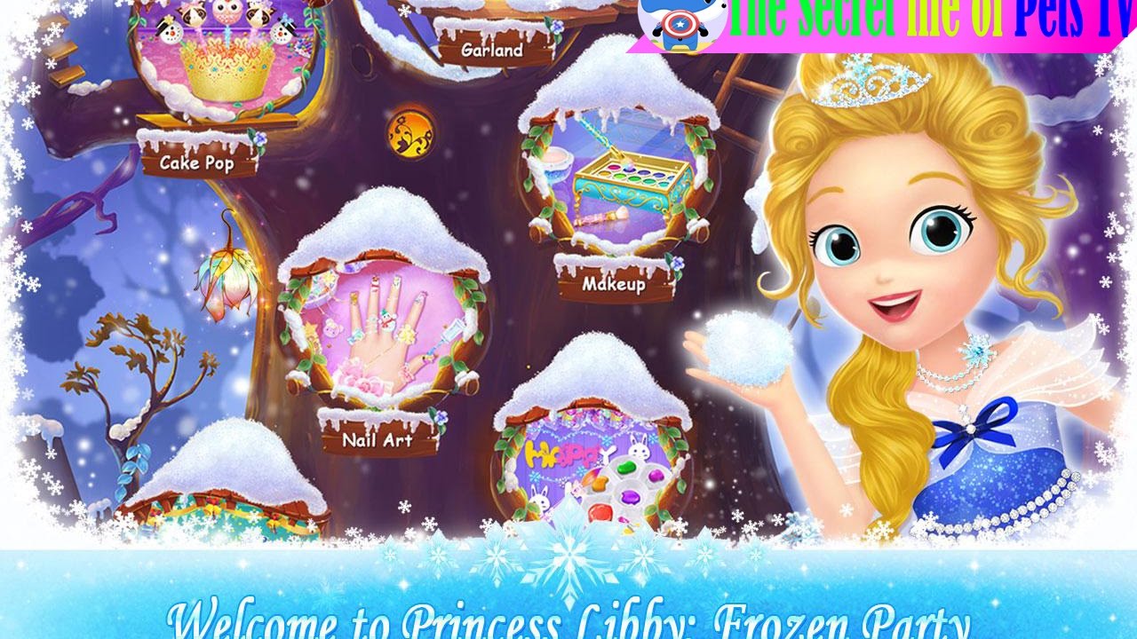 The Secret Life Of Pets - Princess Libby: Frozen Party - Game Movies ...