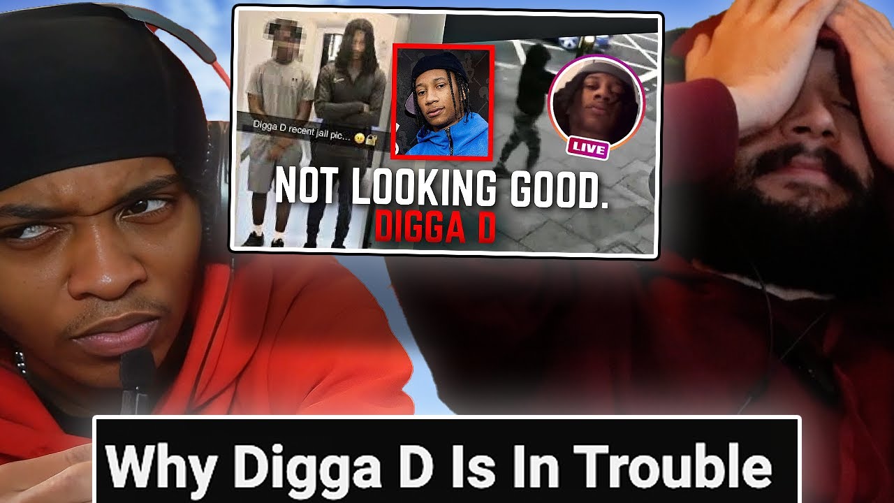 HE HAS MORE CHARGES? 😨 | REACTING TO WHY DIGGA D IS IN TROUBLE.. - YouTube