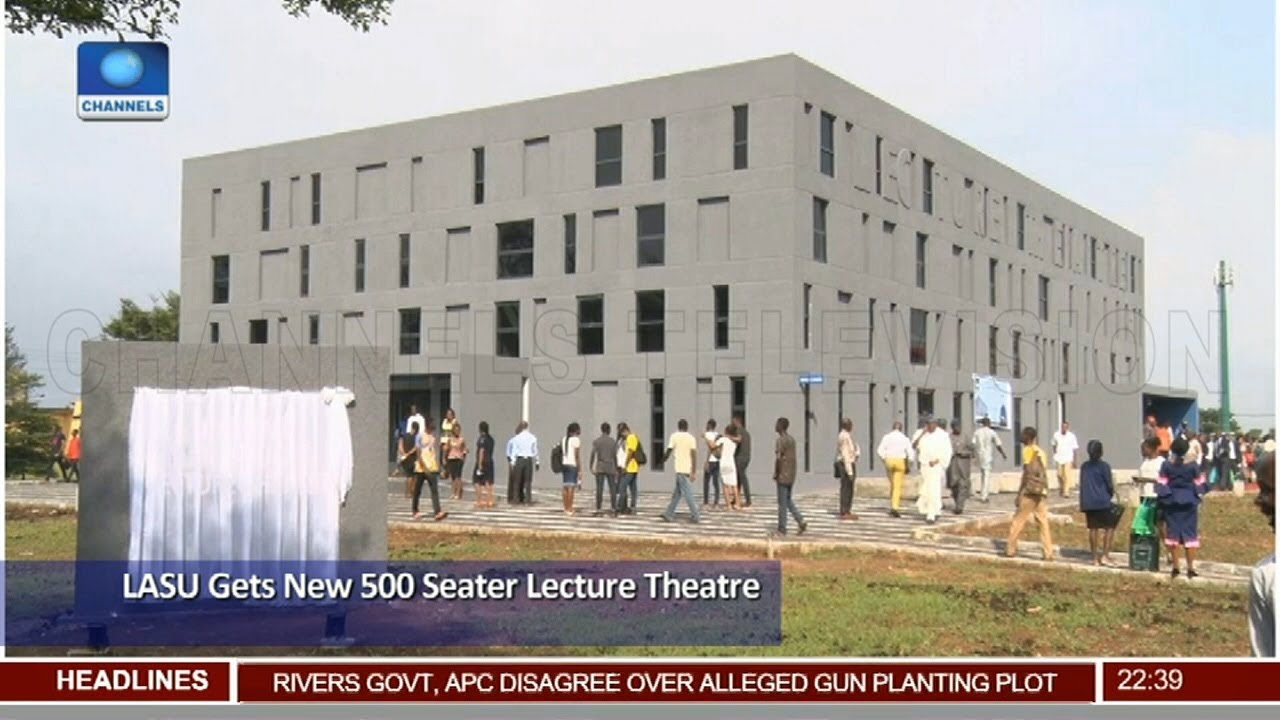 LASU Gets New 500 Seater Lecture Theatre - YouTube