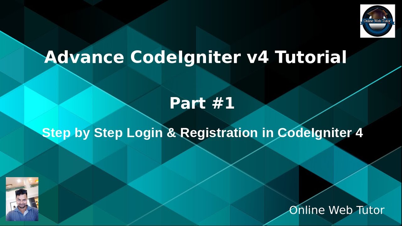 Advance Codeigniter 4 Framework Tutorials 1 Step By Step Login And Registration In Codeigniter 4 8138