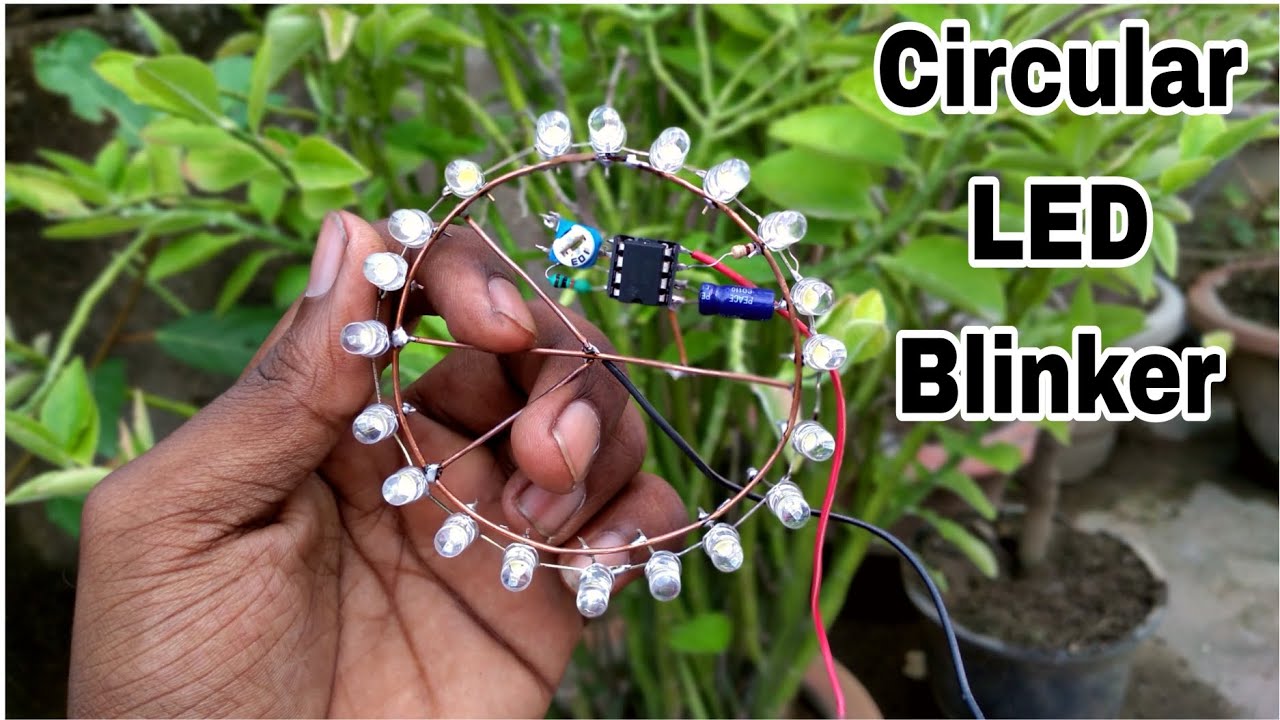 Circular Led blinker |Amazing project using 555 timer IC # ...