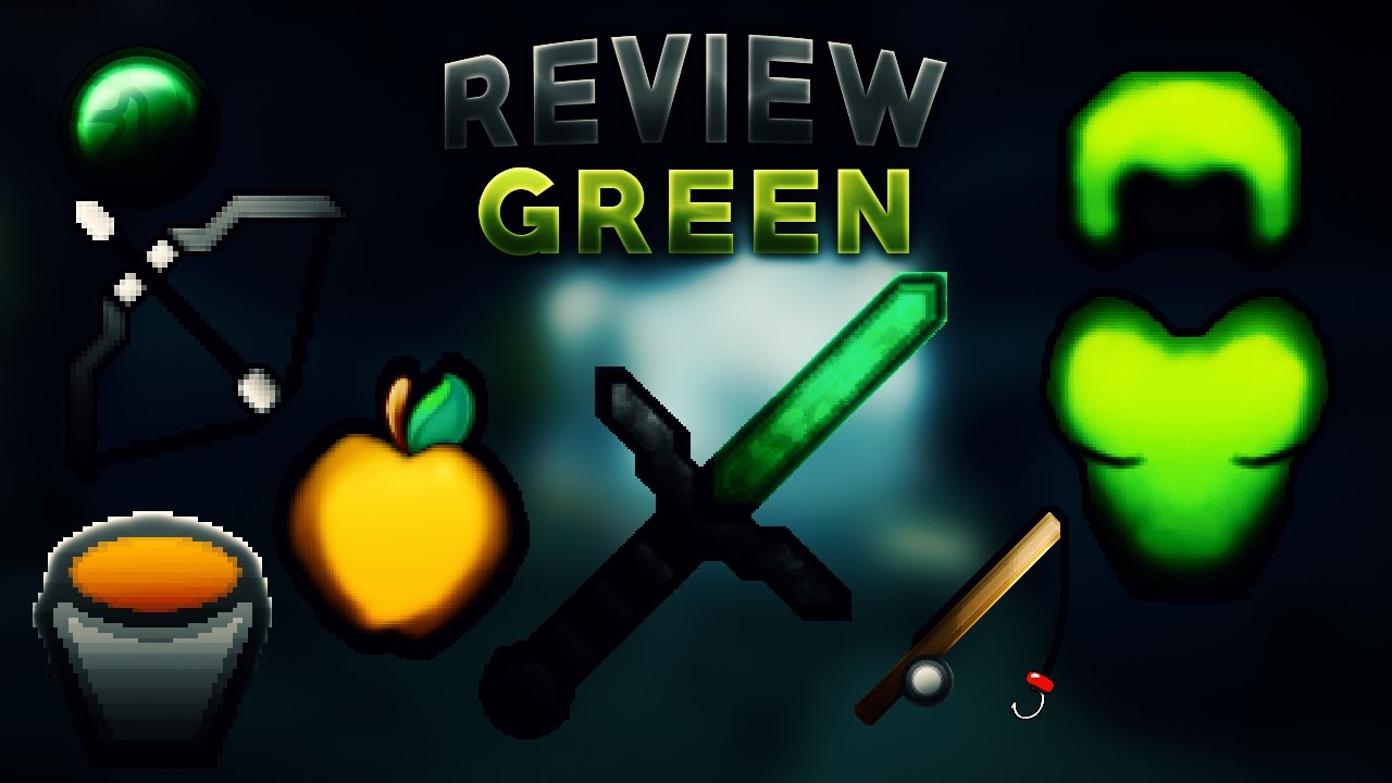 Minecraft PvP Texture Pack - Green Pack PvP - YouTube