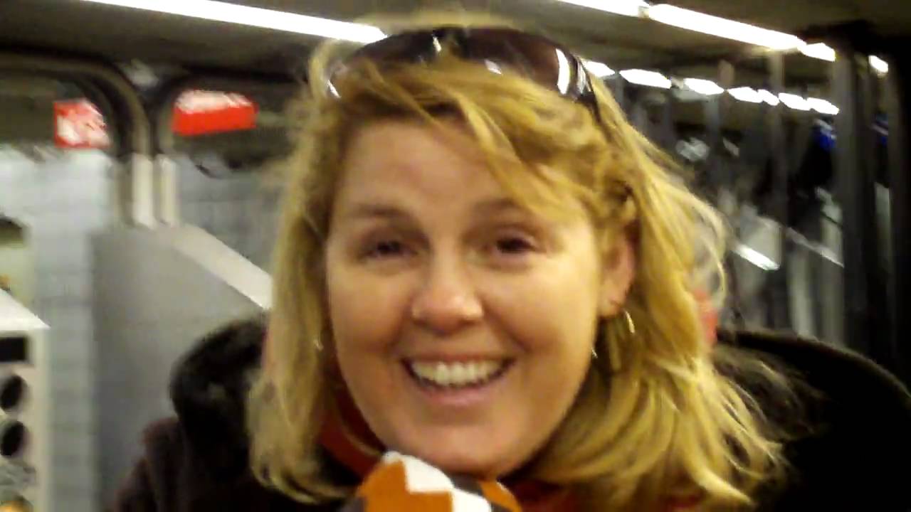 FIRST SUBWAY RIDE NYC - YouTube