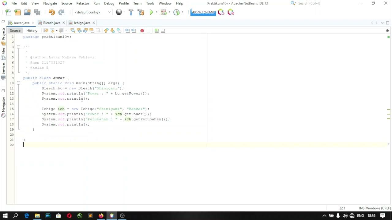 Penjelasan dan Implementasi Inheritance pada JAVA - YouTube